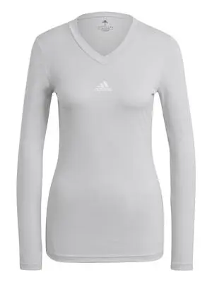 Adidas Team Base Long Sleeve Tee - Team Light Grey