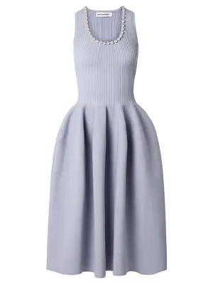 Self-Portrait Cut-Out Ribbed-Knit Midi Dress In Black - 42% Off |  Editorialist