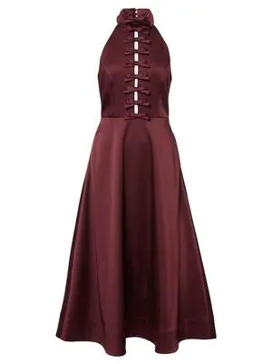 Rebecca Vallance Merlot Cocktail Dress - Burgundy