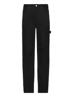 Amiri Ma Quad Jacquard Carpenter Jeans - Black
