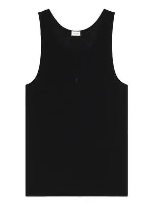 Saint Laurent Tank Top - Black
