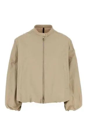 Moncler Moncler Gruissan Zip-Up Jacket Beige