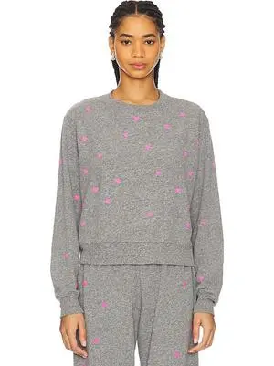 Michael Lauren Exon Crew Neck - Heather Grey