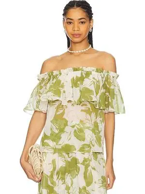 Misa Adah Top - Green Goddess