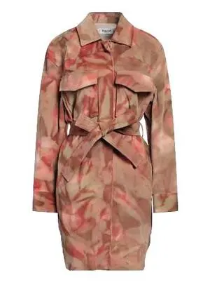 DONDUP Moleskin Trench Coat - Camel