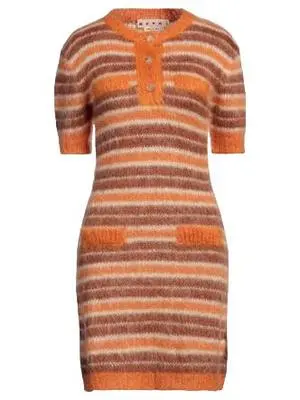 Marni Mini Shirt Dress - Orange