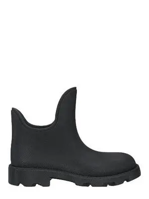 Burberry Ankle Boots In Synthetic Material - Black