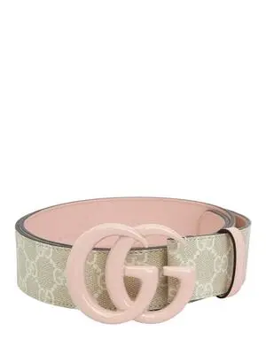 Gucci GG Marmont Wide Belt Pink/beige