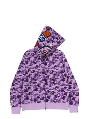 A BATHING APE Separate Shark Full Zip Hoodie Multicolor