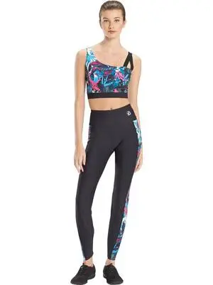 Natori Solstice Asymmetrical Cropped Cami Blue