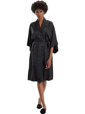 Natori Decadence Long Wrap - Black