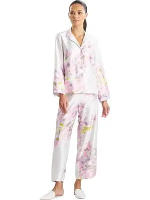 Natori Sumi-e Notch Pj - Multicolor