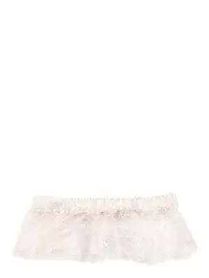 Natori Lolita Silk Garter - White