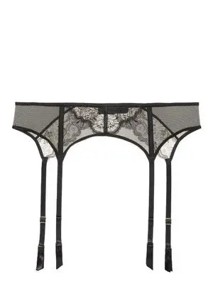 Natori Chantilly Lace Garter - Black