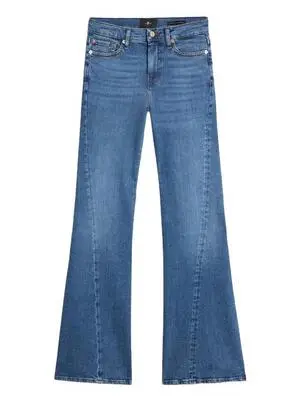 7 For All Mankind Slim Illusion Twisted Seam Tailorless Dojo In Yuma - Denim