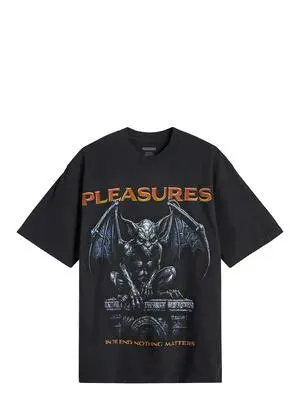 PLEASURES Gargoyle T-shirt - Black Edge