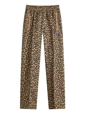 NEEDLES Needles Leopard-Print Jacquard Track Pants
