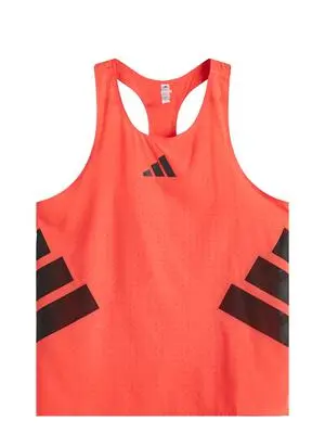 ADIDAS RUNNING Adidas Adizero Road To Records Tank Top - Semi Lucid Red