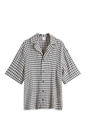 WON HUNDRED Desmond Check Vacation Shirt - Rose Check