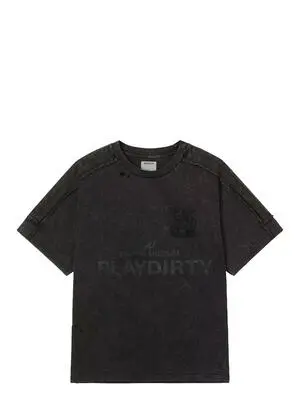 MUSIUM DIV. Cotton T-shirt - Black