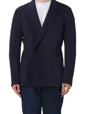 PAOLO PECORA Double-breasted Blazer - Blue
