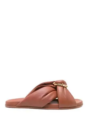 FENDI FENDI Sienna Leather Sandals