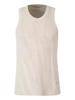 WALES BONNER Jersey Tank Top - White
