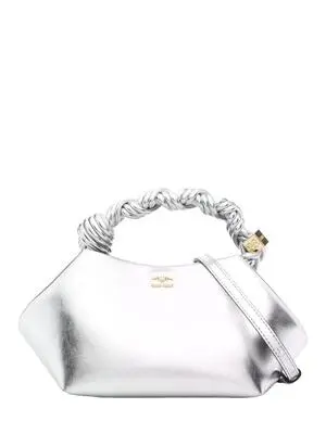 GANNI Mini Bou Handbag - Silver