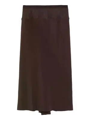 RICK OWENS Rick Owens Knee Bias Midi Skirt