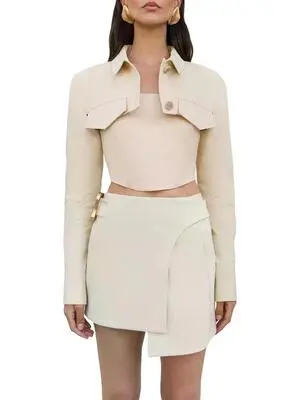 Cult Gaia Kay Skirt - Neutrals