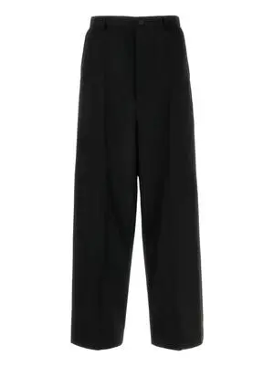 Balenciaga Straight-leg Trousers - Black