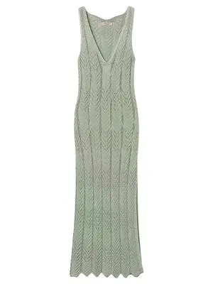 TWINSET Knitted Midi Dress - Green