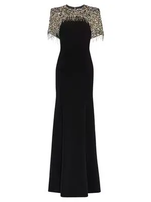 Jenny Packham Rana Maxi Dress - Black