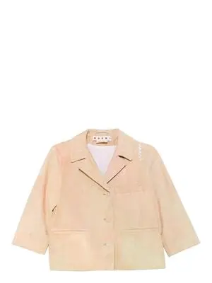 Marni Suede Jacket - Neutrals