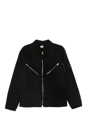 C.P. COMPANY Lens-detail Shirt Jacket - Black