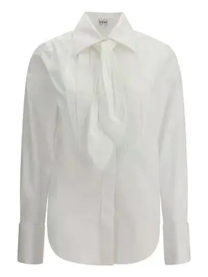 Loewe Pleated-front Shirt - White