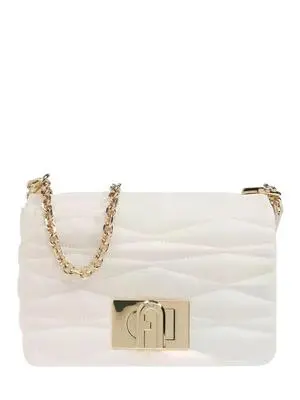Furla Quilted Crossbody Bag - White