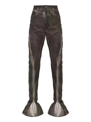 Rick Owens Flared Jeans - Brown