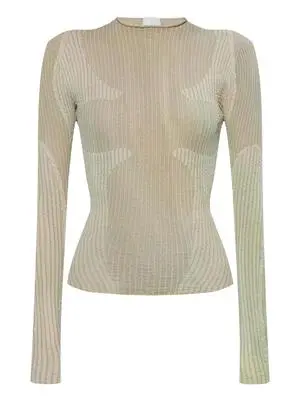 ROA ROA Fine Ribbed Long Sleeve Top