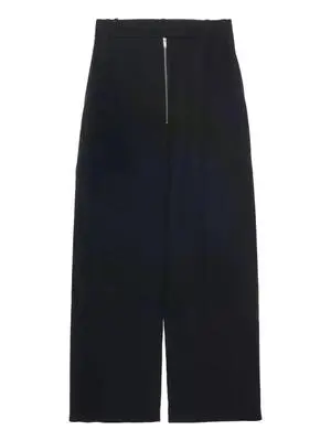 Studio Nicholson Zip-up Palazzo Pants - Black