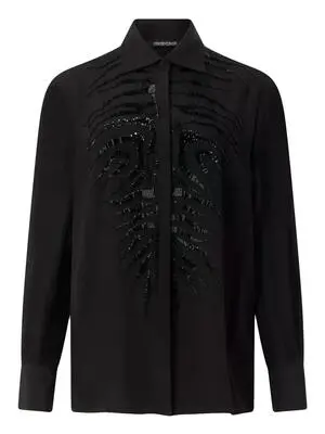 Roberto Cavalli Sequin-embellished Shirt - Black