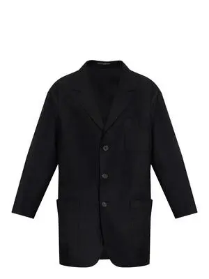Yohji Yamamoto Single-breasted Blazer - Black