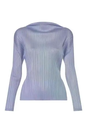 Issey Miyake Monthly Colors: February Blouse - Blue