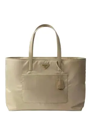 Prada Large Re-edition 1978 Tote Bag - Neutrals