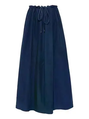 Aspesi Wrap Midi Skirt - Blue