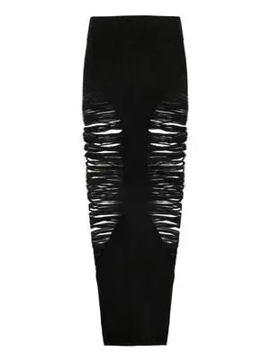 Rick Owens Pillar Maxi Skirt - Black