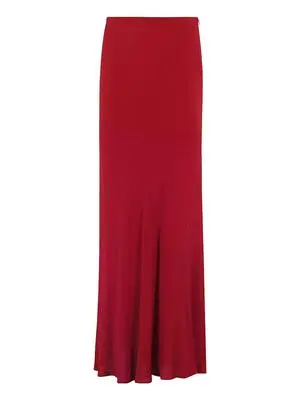Federica Tosi Federica Tosi Flared Long Skirt Red