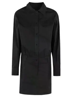 Federica Tosi Cotton Shirt Dress - Black