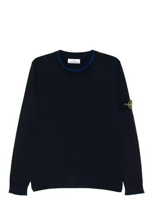 Stone Island Compass-badge Sweater - Blue