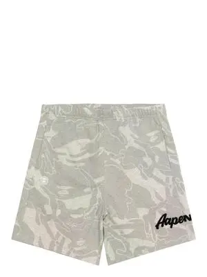 AAPE BY *A BATHING APE® Cotton-blend Shorts - Grey